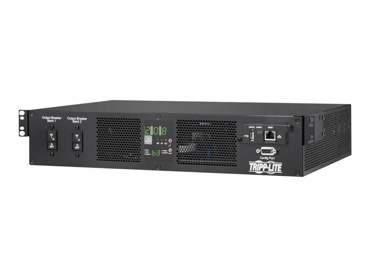 Tripp Lite 7.4kW 200-240V Single-Phase ATS Monitored PDU (PDUMNH32HVAT2)