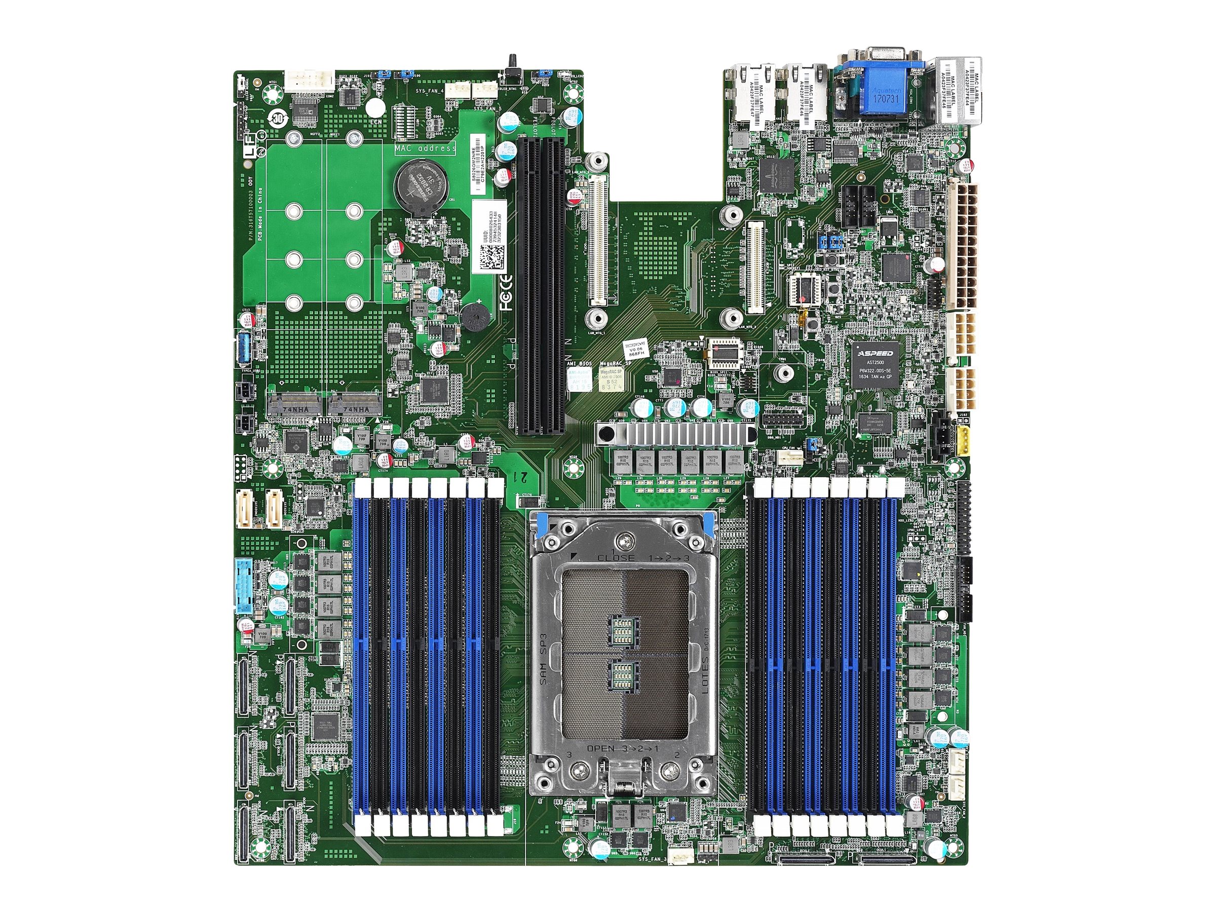 MiTAC Motherboard, AMD EPYC PCIE x24 & x16 OCP 2.0 (S8026GM2NRE) MiTAC Motherboard, AMD EPYC PCIE x24 & x16 OCP 2.0 (S8026GM2NRE)