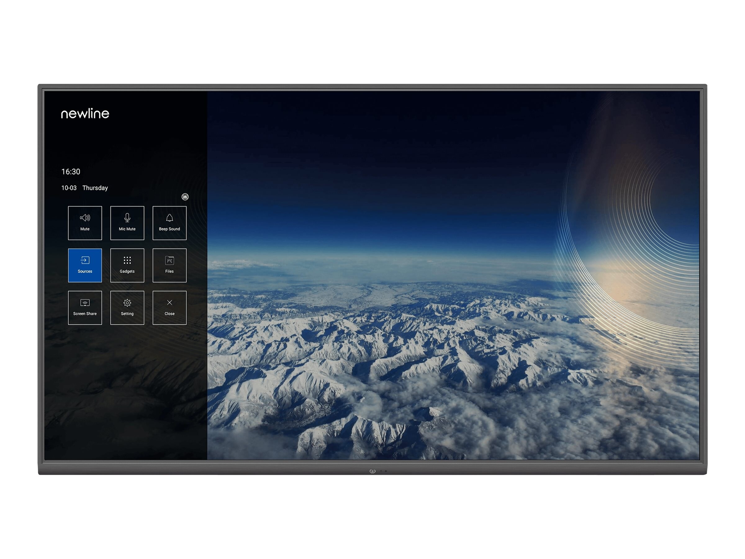 Newline 85" NT Series Touchscreen Display with Logitech MeetUp + (TT ...