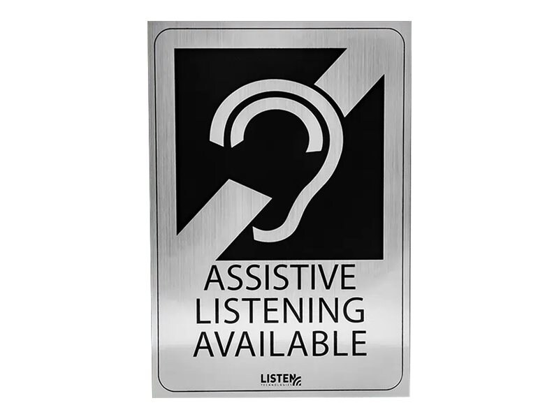 Listen Technologies Assistive Listening Notification Signage Kit (LA-304 )