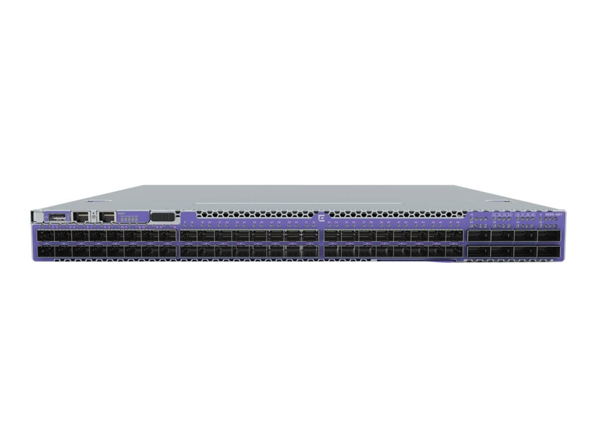 Extreme Networks 48-Port TX10 25Gbps SFP28 Switch w 8x100Gbps (X695-48Y-8C)