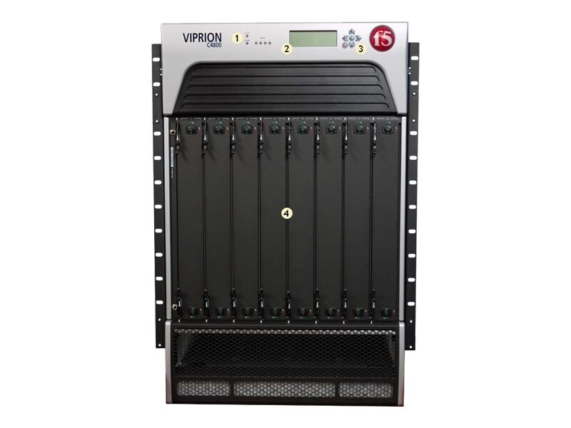 F5 VPR 4800 LTM Chassis NEBS 8-Slot 2DC Power Supplies NEBS L3 (F5-VPR ...