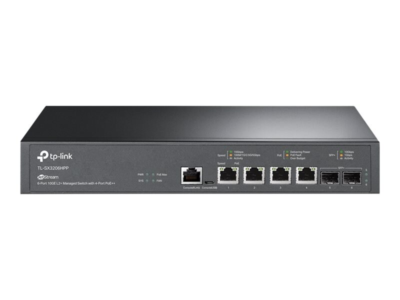 TP-LINK 4 Port 10G PoE Switch (SX3206HPP)