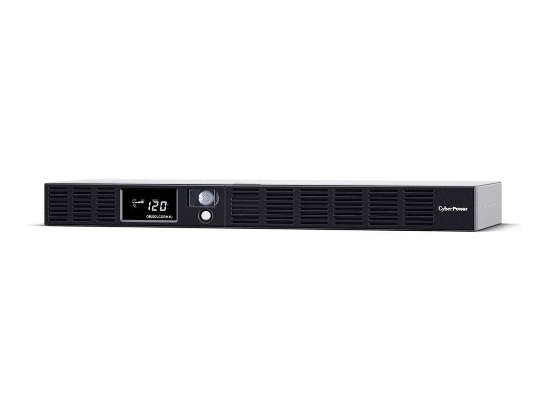 CyberPower Smart App 1U Rackmount LCD Series UPS 500VA 300W AVR ...