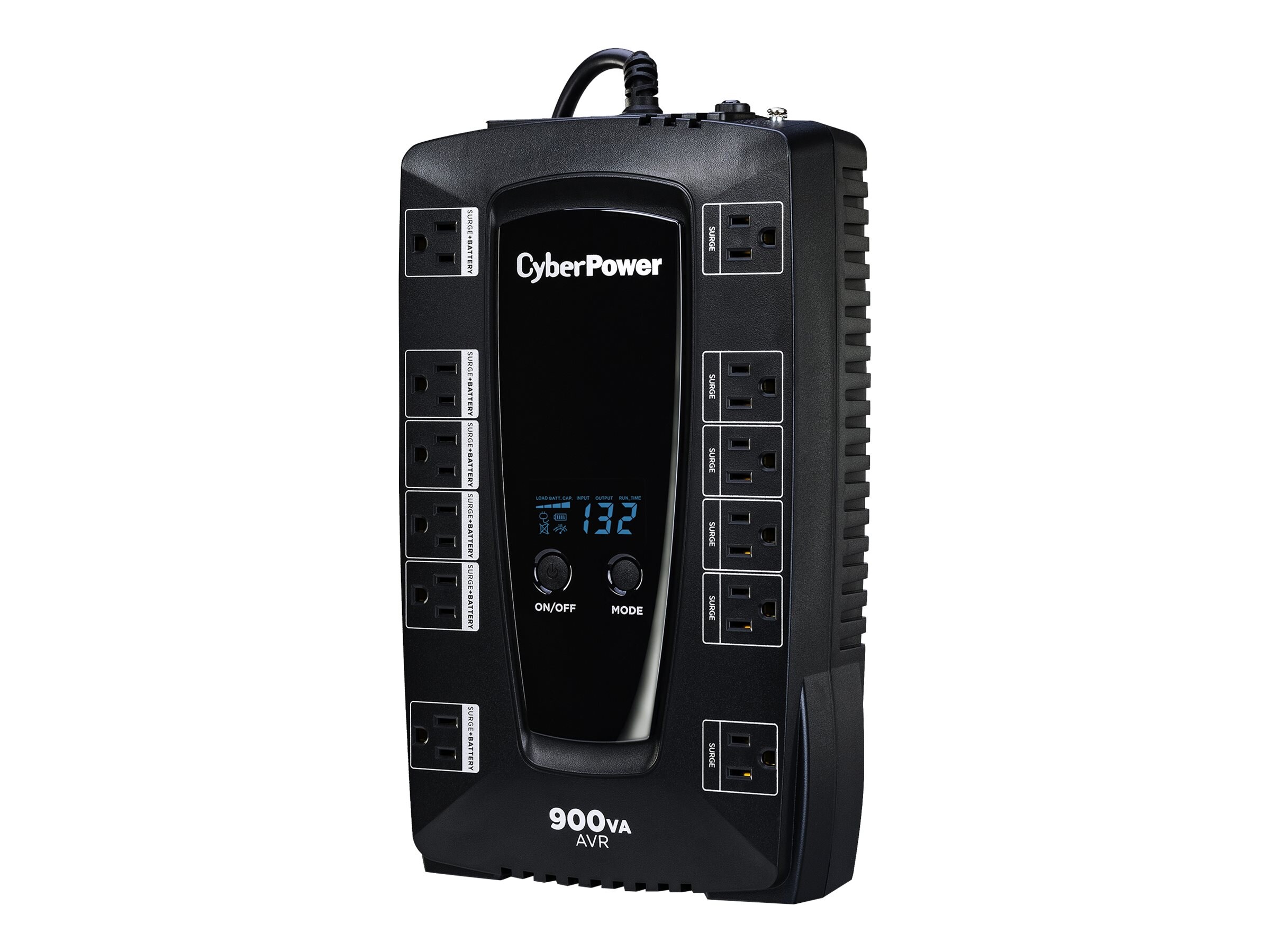CyberPower Intelligent LCD Series 900VA 480W Line Interactive (AVRG900LCD)