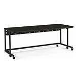 Ergotron 72"w AnthroCart Mobile Workstation, Black (H31BK)