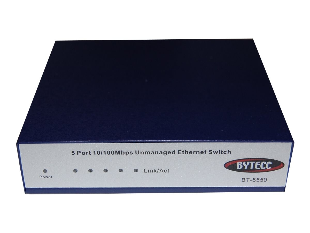 Bytecc 5-Port 10Mbps Mini Network Switch (BT-5550)