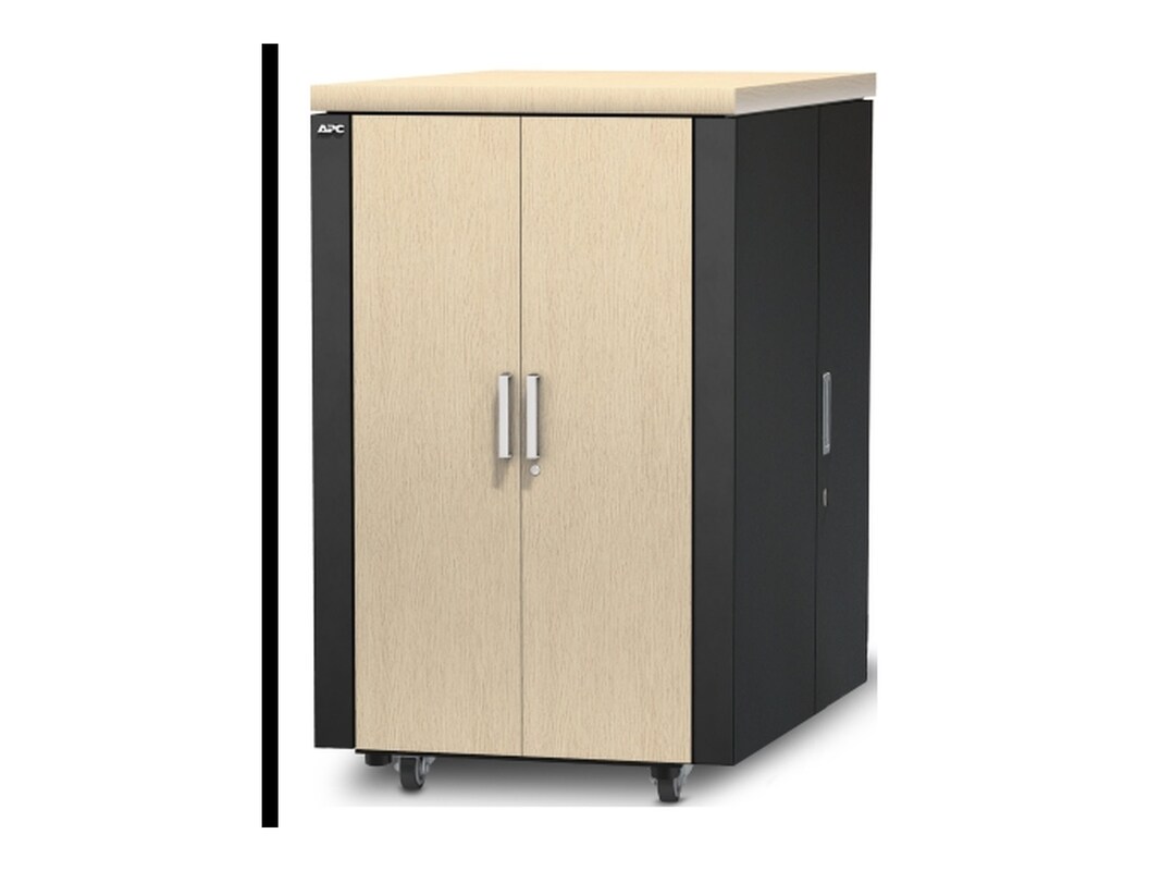 APC NetShelter CX 24U Secure Soundproof Server Room Box Rack (AR4024A)