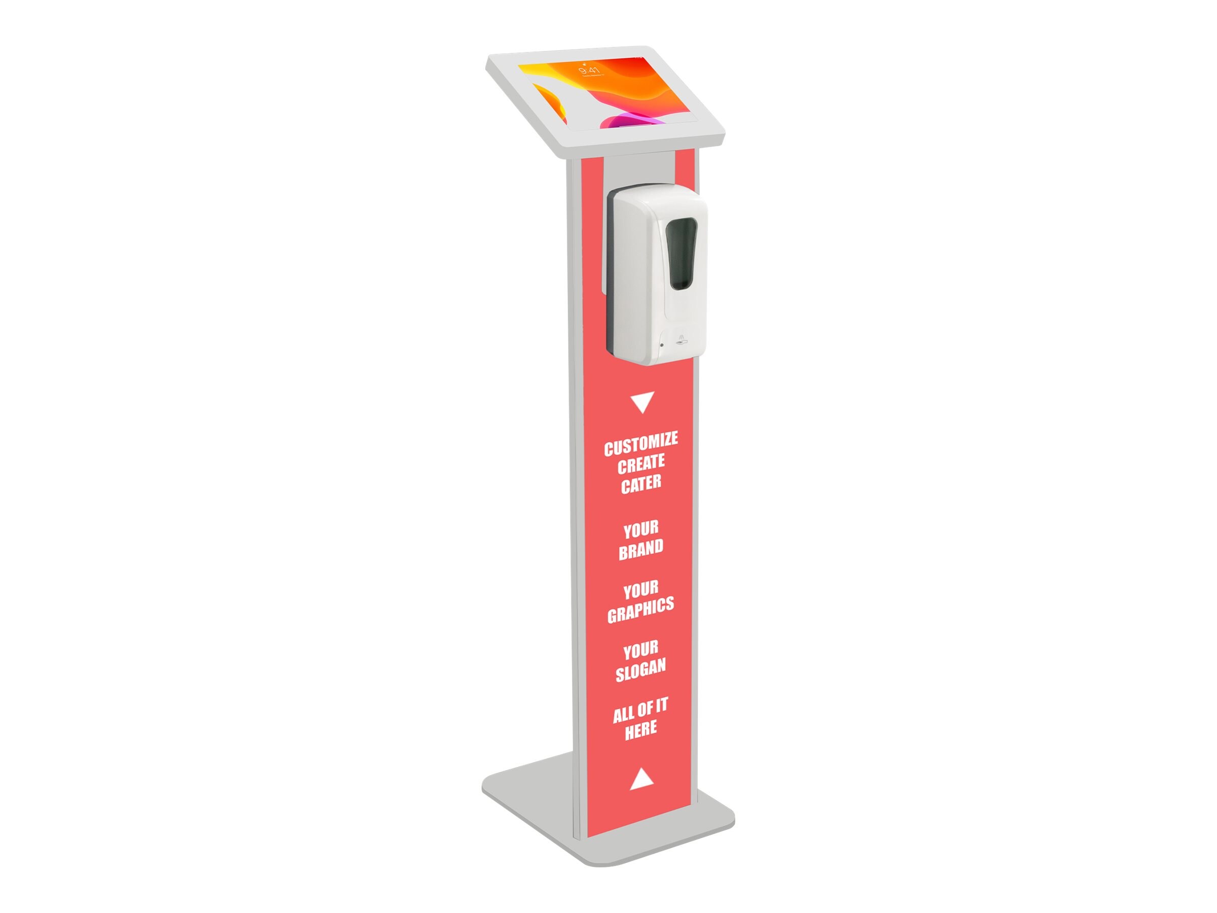 CTA Digital PREM LOCKING FLOOR STAND KIOSK (PAD-PSTT1W )