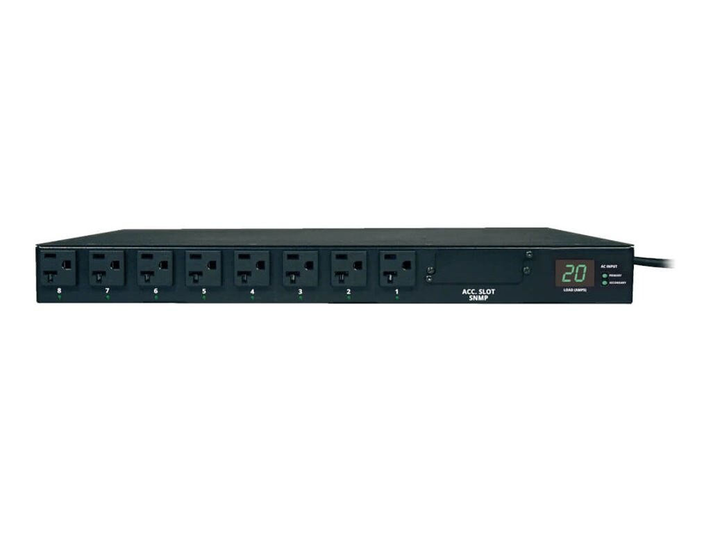 Tripp Lite PDU Metered ATS 120V 20A 5-15 20R (16) Outlet L5-20P (PDUMH20AT)