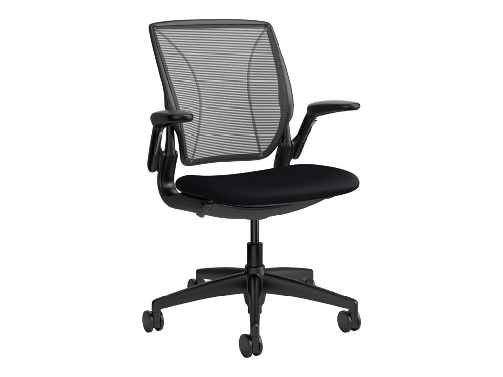 Humanscale WORLD TASK CHAIR, BLACK FRAME, (W11BN10CF10SSNSC )