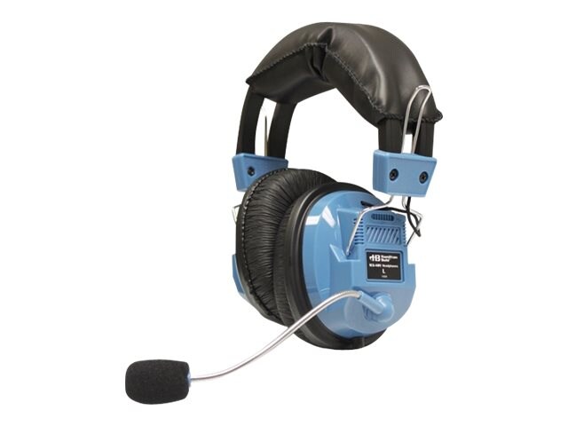 Hamilton Deluxe Headset w Gooseneck Mic, In-Line Volume Control (SCG-AMV)