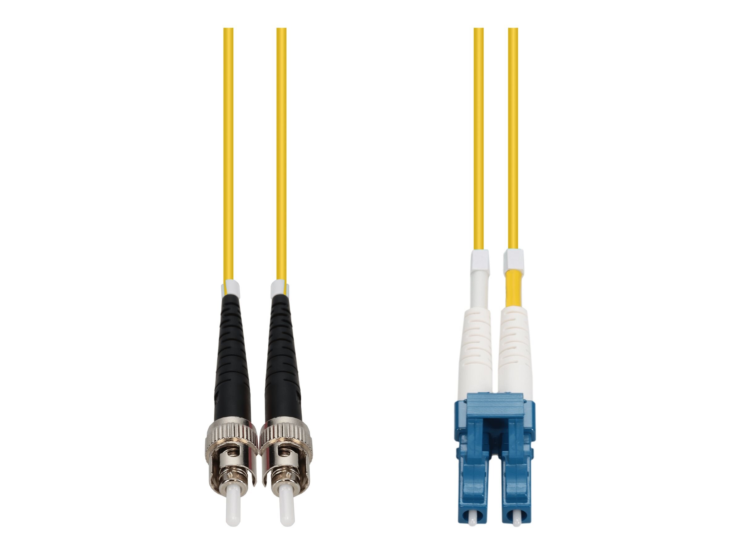 AddOn ST to LC OS2 Duplex OFNP (Plenum-Rated) SMF Fiber Patch (ADD-ST ...