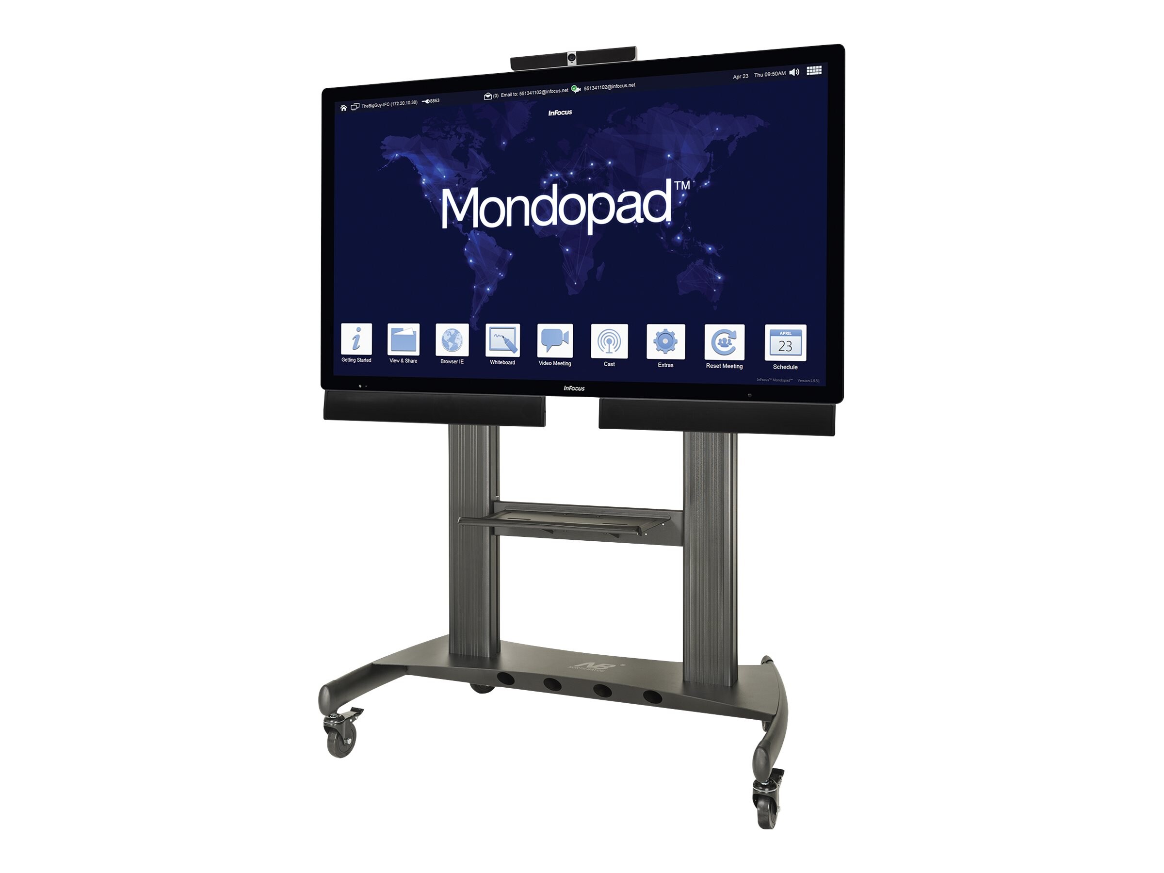 InFocus 65" Mondopad Full HD Multitouch Display with Soundbar, (INF6522 ...