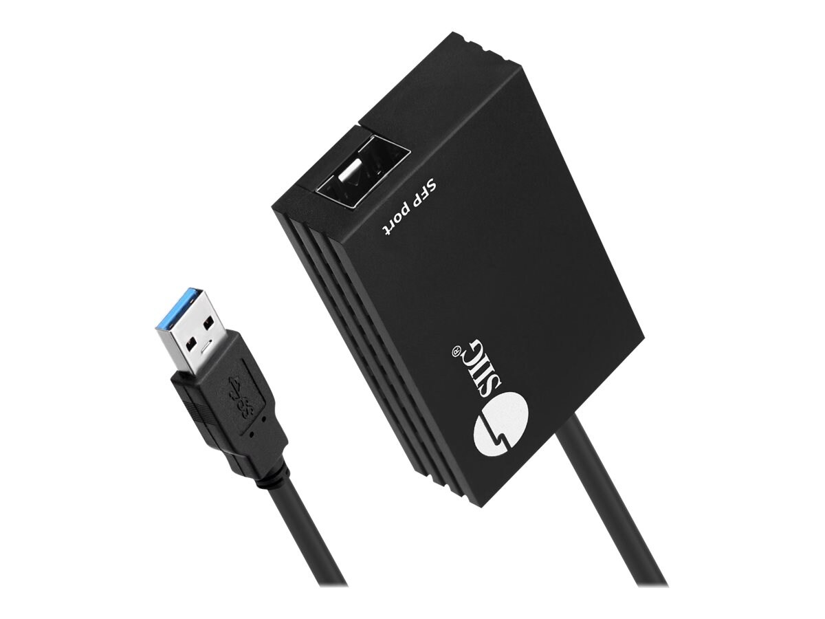 Siig USB 3.0 to SFP Gigabit Ethernet Adapter (JU-NE0B11-S1)