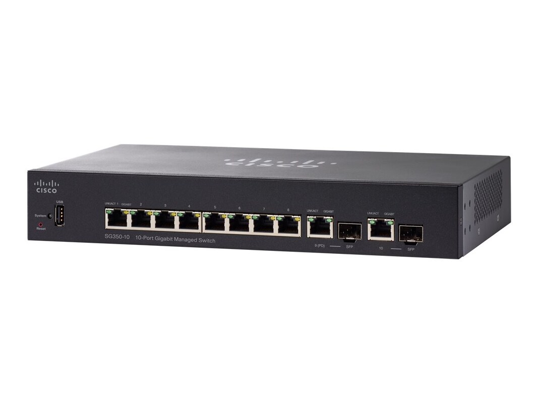 Cisco Cisco SG350-10 10-port Gigabit (SG350-10-K9-UK)