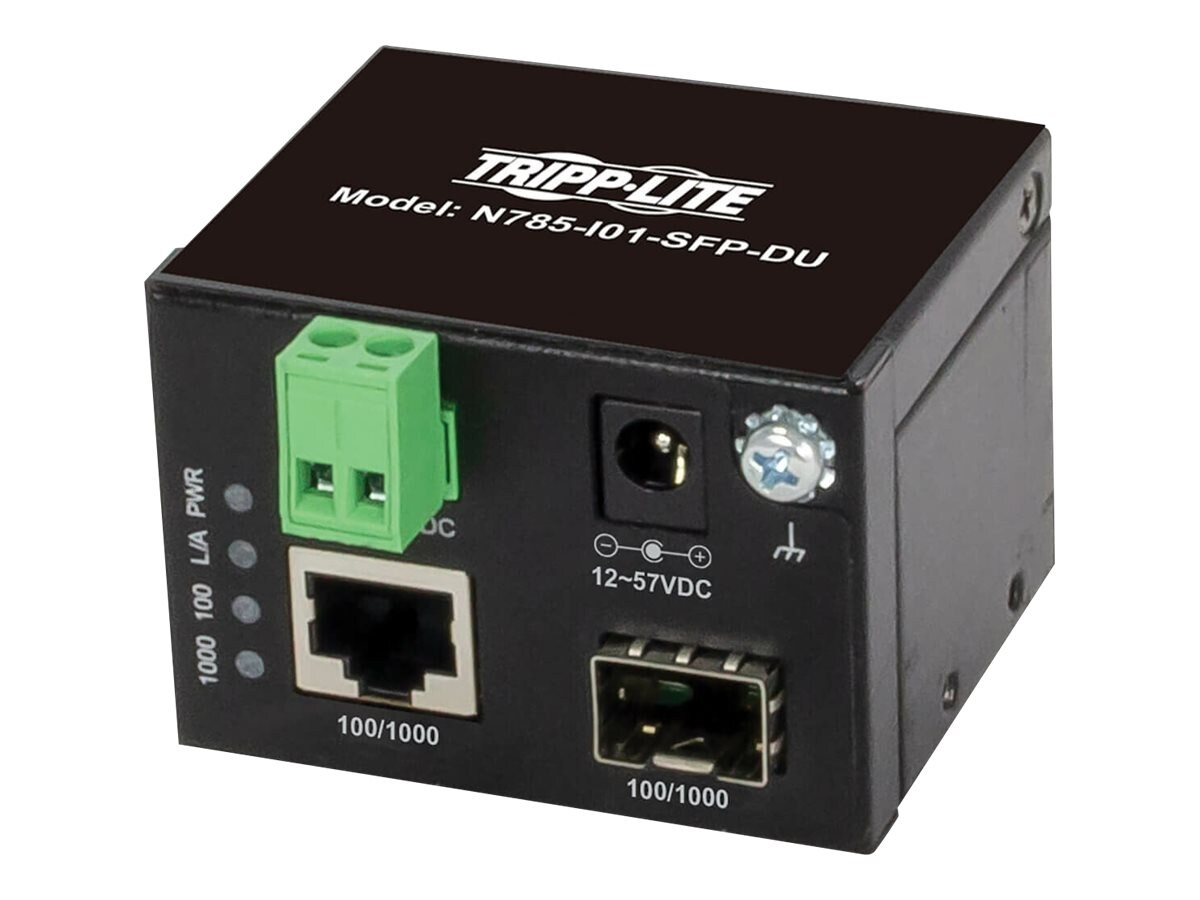 Tripp Lite 10 100 1000 Mbps RJ45 SFP Unmanaged Industrial (N785-I01-SFP-DU)