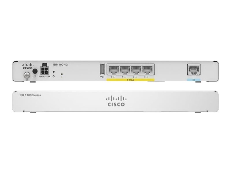 Cisco Integrated Service Router (ISR)1100 Router 4 Ethernet LAN ...