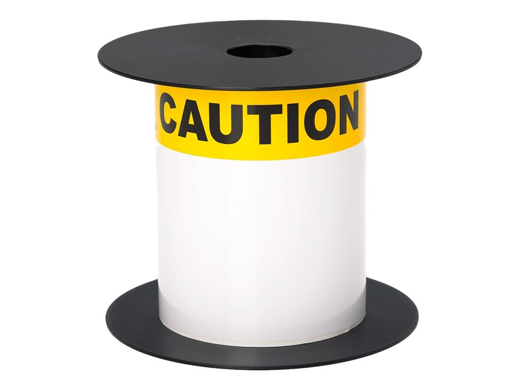 Brother 4" x 6" Caution Header Die Cut Labels - Yellow (BMSLT46CAUT)