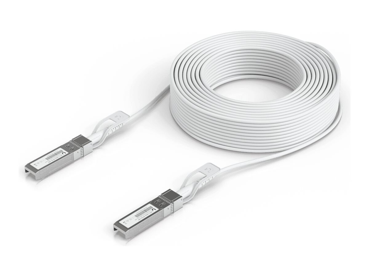 Ubiquiti 25GBase SFP28 Direct Attach Uplink Cable, White, 30m (UACC ...