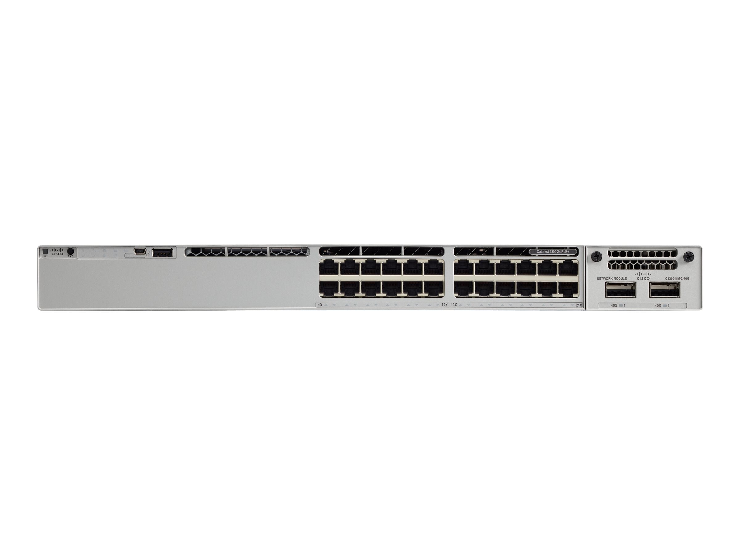 C9300-24S-1A - Cisco Catalyst C9300 24-Port GbE SFP Switch w Modular ...