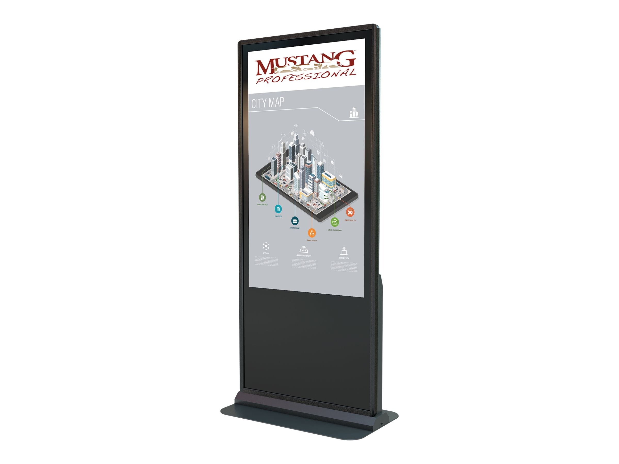 Mustang AV All-In-One Non-Touch Kiosk with 49" Display and (MPKDI-KFP255W )