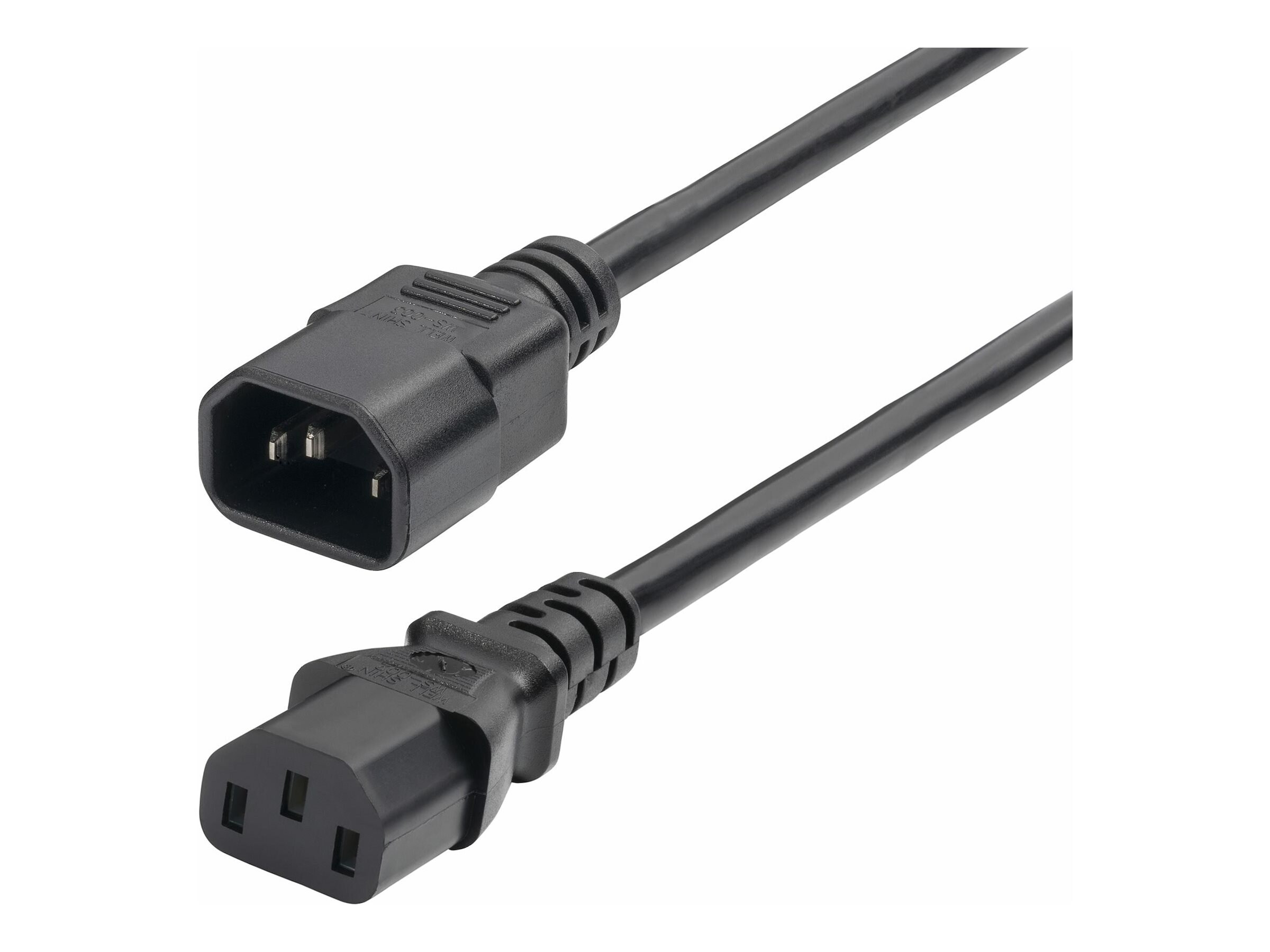 StarTech.com 10A 250V 18AWG IEC 60320 C14 to IEC 60320 C13 PDU (8713 ...