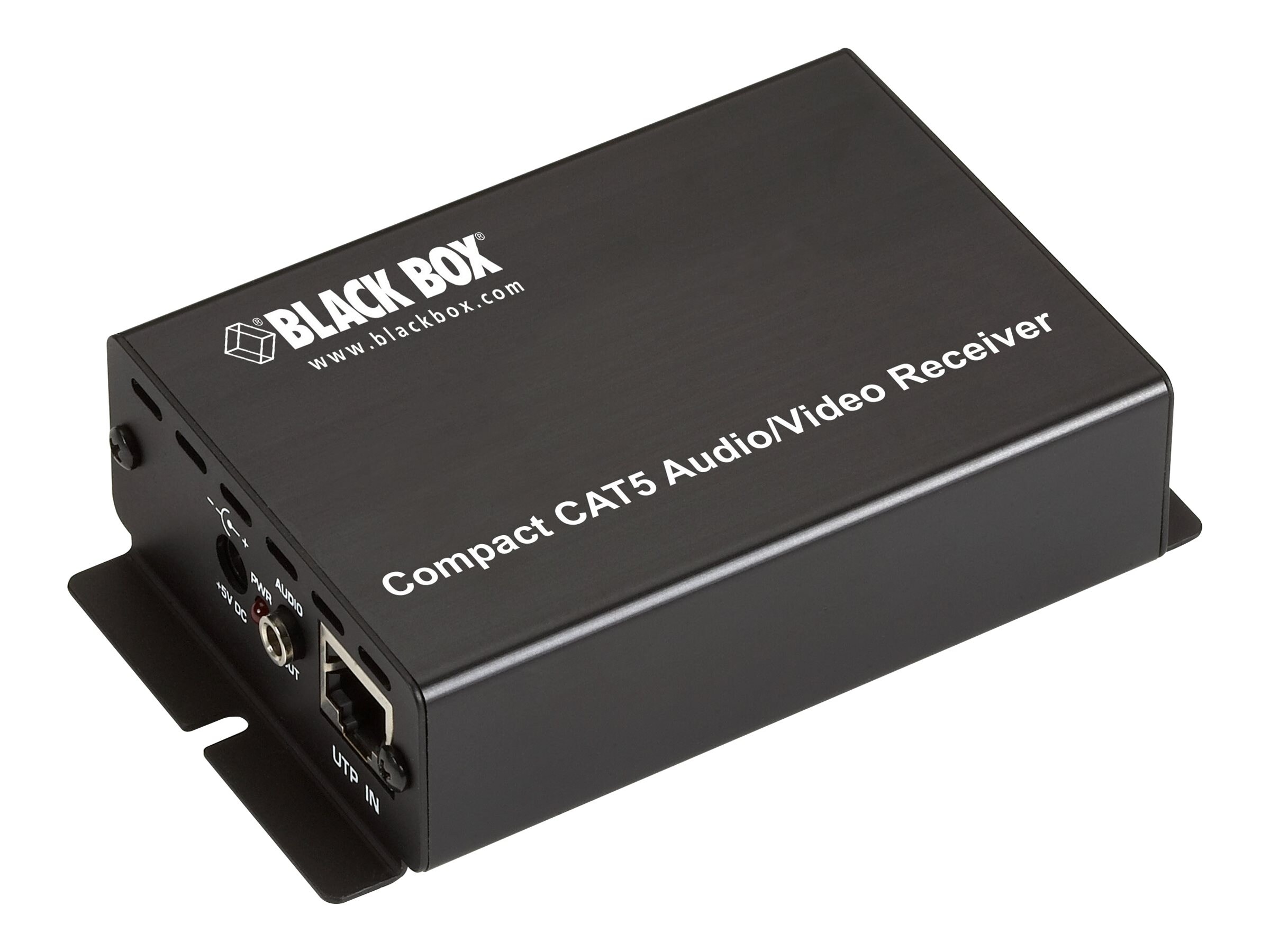 Black Box Compact CAT5 Audio Video Receiver (AC155A-R3)