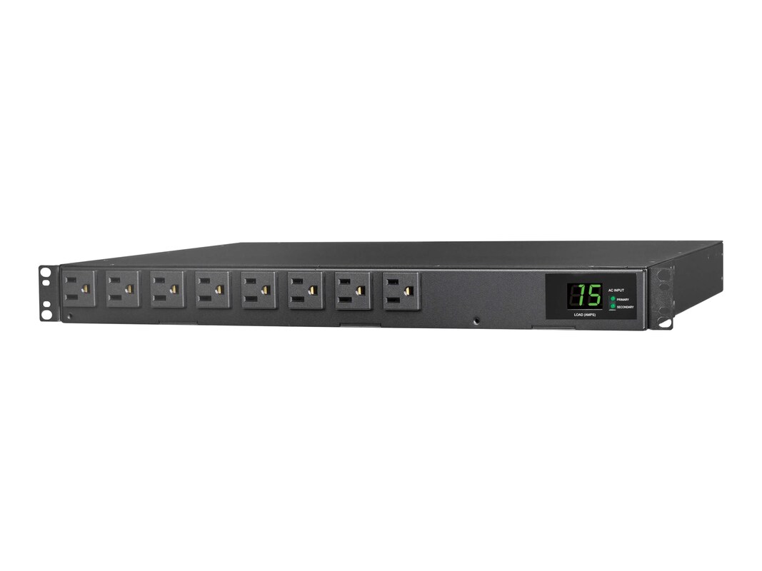 Tripp Lite Single-Phase Metered Automatic Transfer Switch PDU, (PDUMH15ATS)