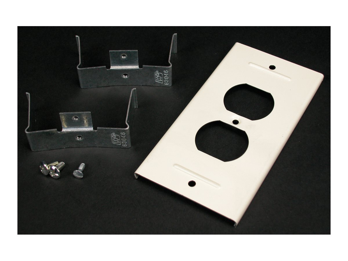 Legrand STL DUPLEX RECEPT PLATE 3 (G3046BE )