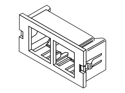 Legrand 2A DUAL NORDX MODULE GRAY (CM2-U2NOR-G )