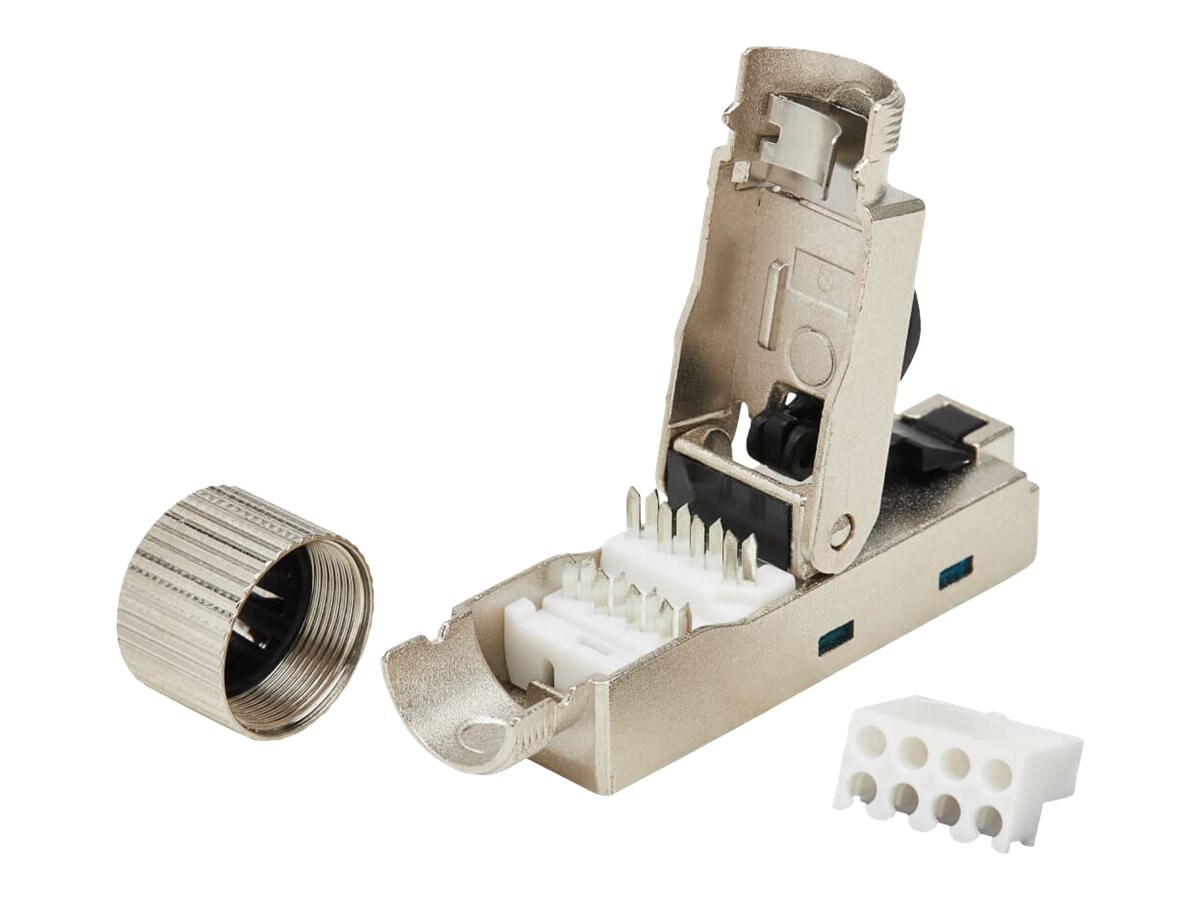 Tripp Lite CAT6A Class EA STP Field-Termination Plug, 568A 568B, (N232 ...