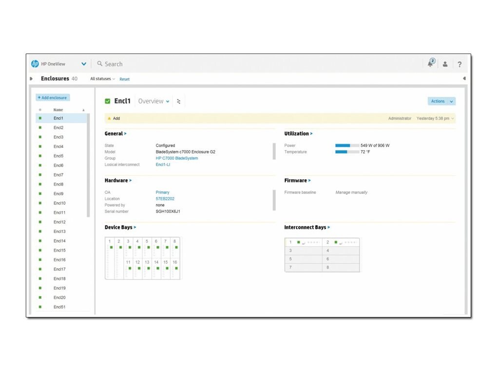 HPE OneView w 3-Year 24x7 Support Flex Qty E-LTU (E5Y35AAE)
