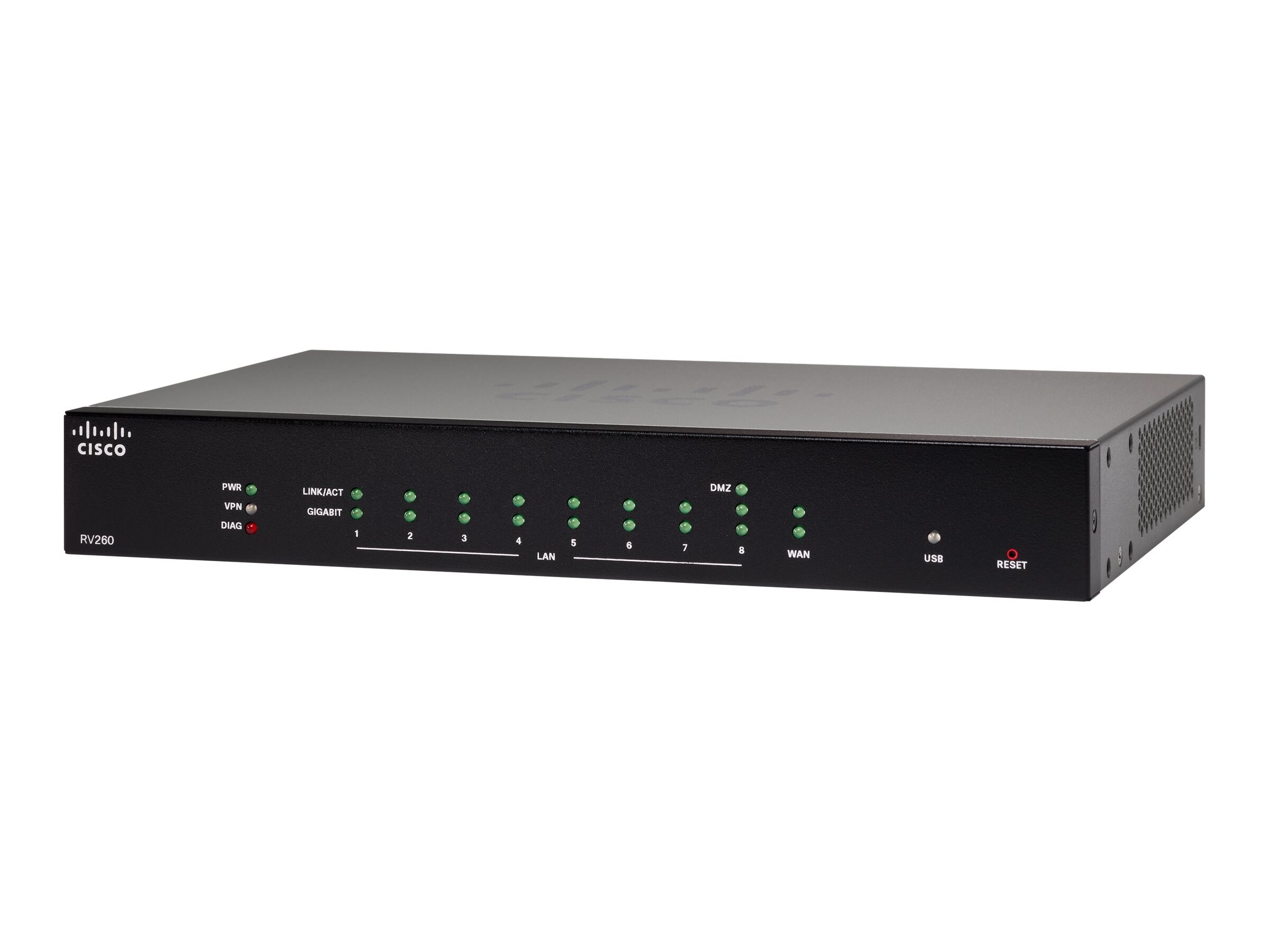 RV260-K9-BR - Cisco Small Business RV260 Router 8-port switch rack ...