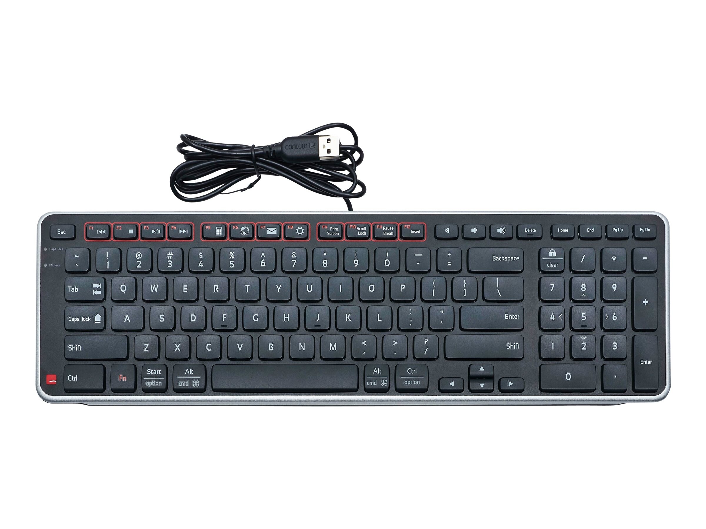 Contour Design Keyboard - Cable Connectivity - English (US) (BALANCE-US ...