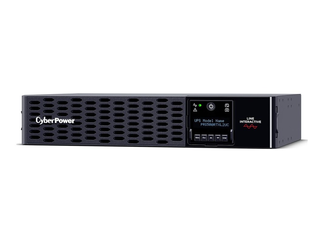 CyberPower 1500VA 1500W SINE WAVE UPS PERP 2U 8XNEMA 5-15R 10 ...