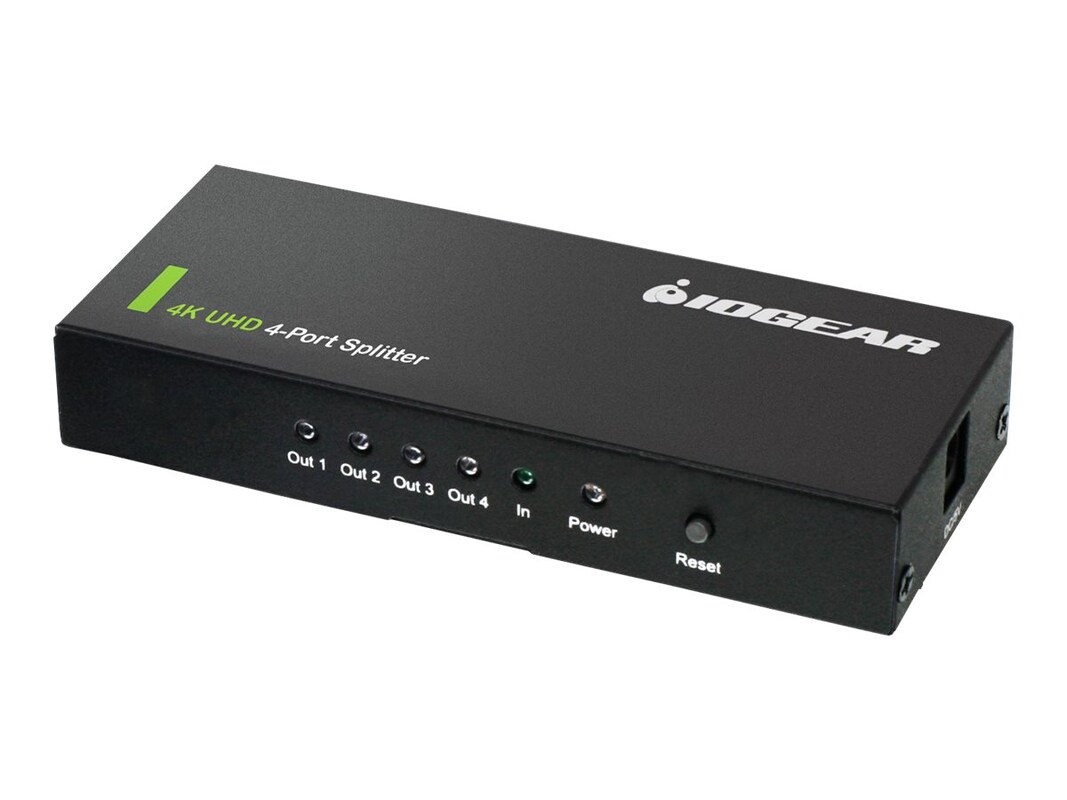 IOGEAR 4K Ultra HD 4-Port Splitter (GHSP8424)
