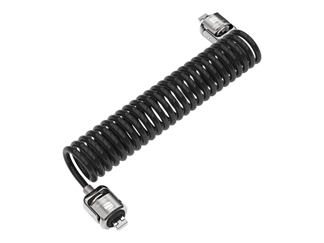 Compulocks Dual Head Coiled Cable Keyed Lock (CL02H)