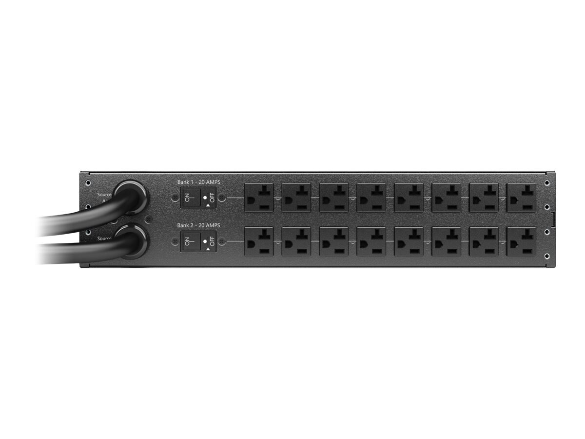 APC AP7753 ATS Rack PDU, 2U, 30A, 120V L5-30P Input, (16), 54% OFF