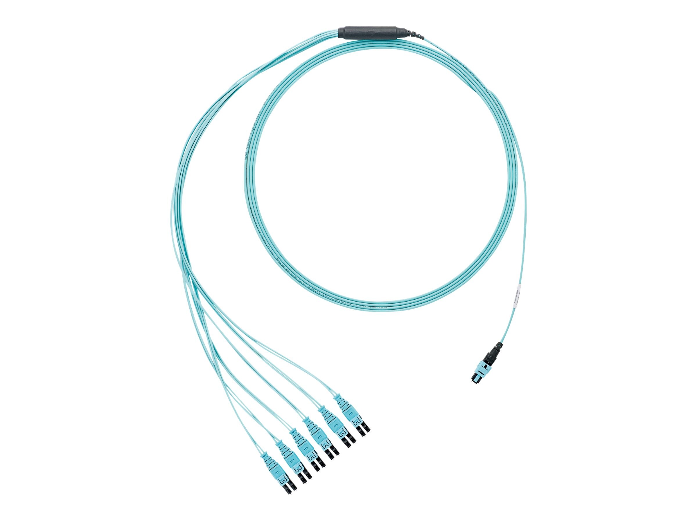 Panduit 12-Fiber MPO to Push Pull Duplex LC OS2 HD Flex Fiber ...