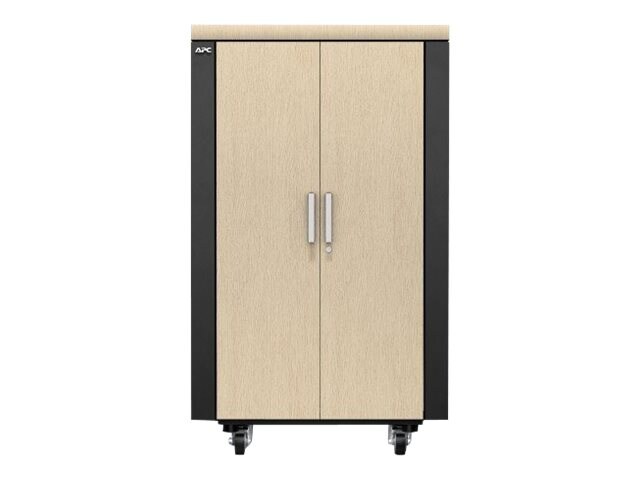 APC NetShelter CX 24U Secure Soundproof Server Room Box Rack (AR4024A)