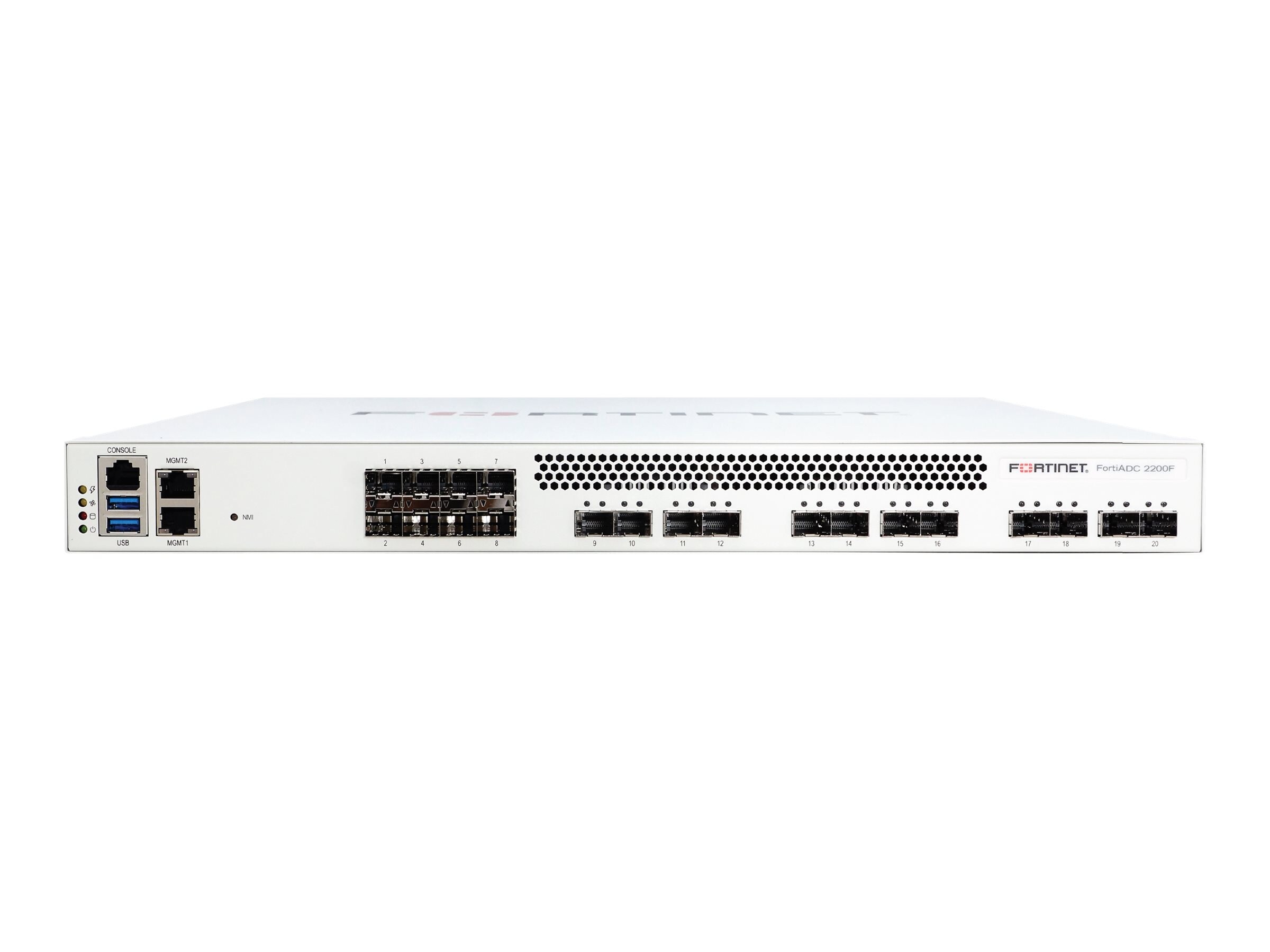 Fortinet FORTIADC-2200F HARDWARE PLUS 1 (FAD-2200F-BDL-731-12 )