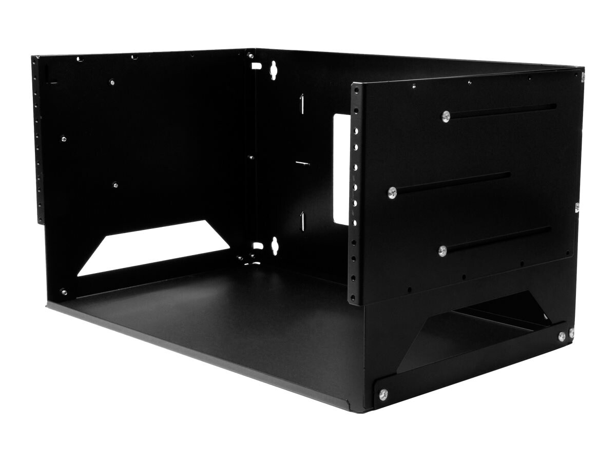 StarTech.com 2-Post 4U Open Frame Wall Mount Network Computer (WALLSHELF4U)