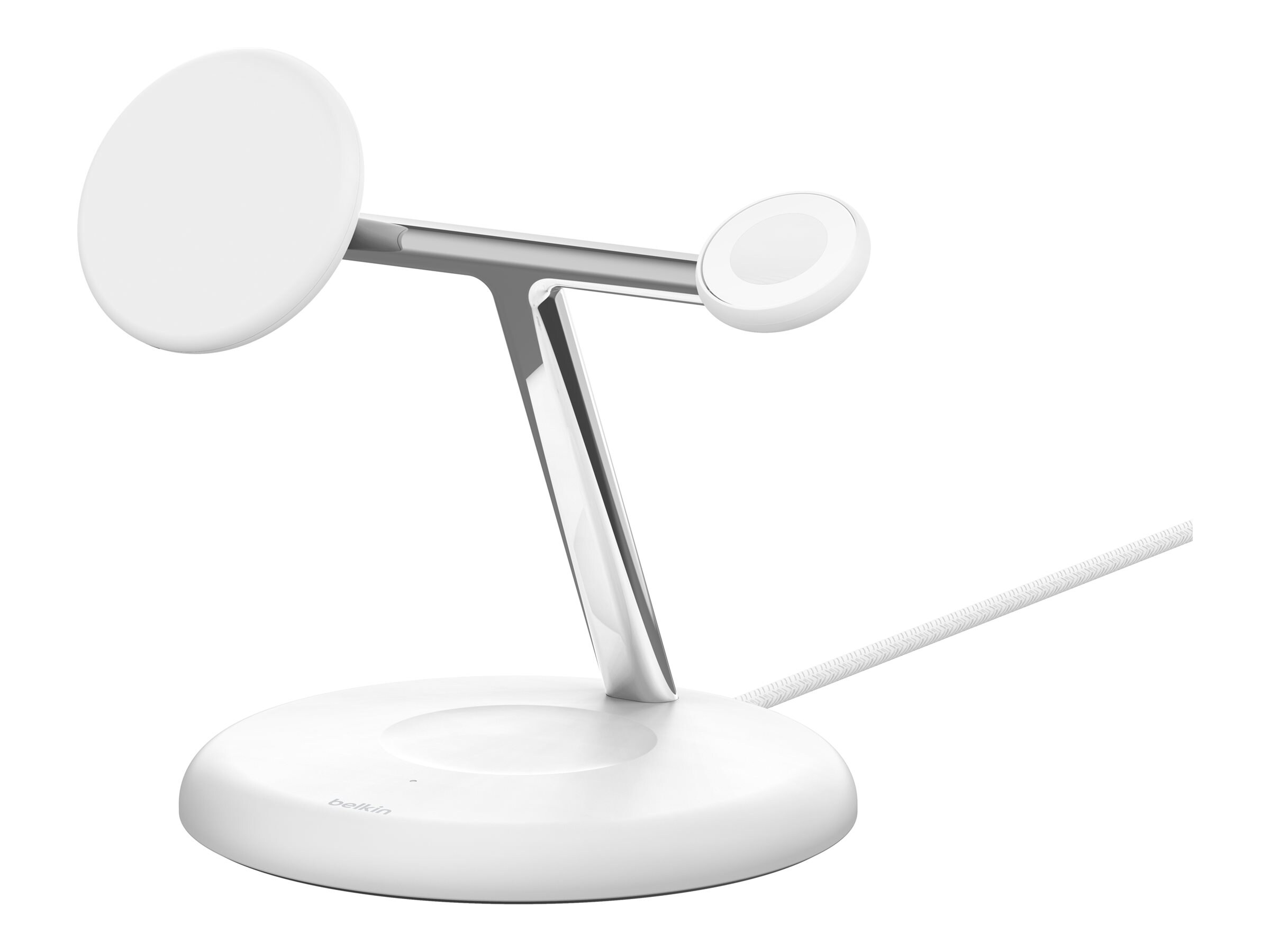 Belkin 15W 3-in-1 Wireless Magnetic MagSafe Qi2 Charging Stand w ...