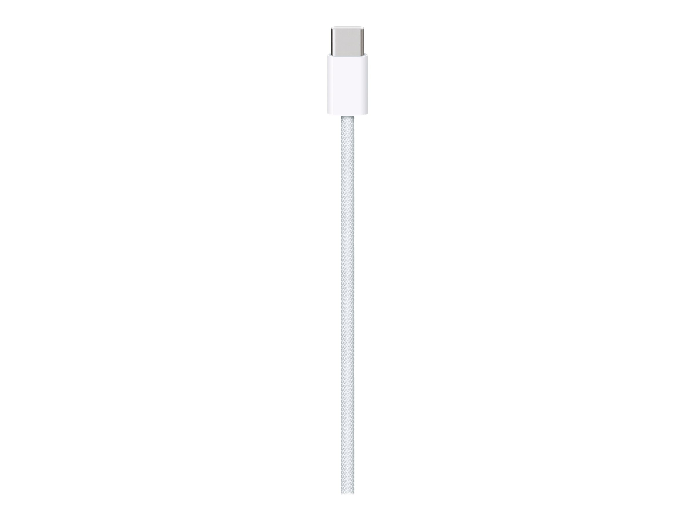 Apple USB-C Woven Charge Cable, White, 1m (MQKJ3AM/A)