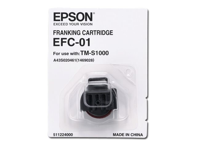 Epson EFC-01 CaptureOne Franking Cartridge, Red Ink (A43S020461)
