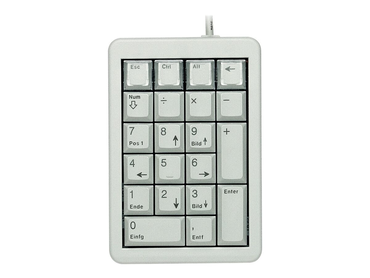 Cherry Ultraslim USB Keypad Keybus 21 Position Key Layout, Grey (G84 ...