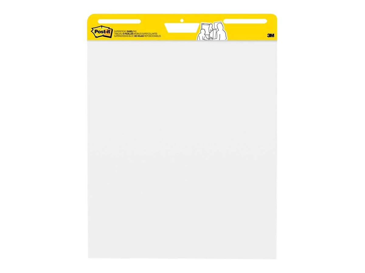 3M Post-it Easel Pad, 25 in x 30 in, White, 6-Pack (559 VAD 6PK )