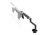 Humanscale M8 Arm with Bolt Thru Mount and Crossbar, Black (M8BB-C-IND)