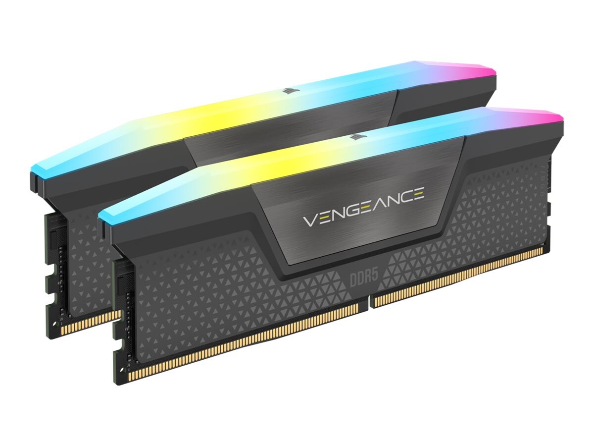 Corsair Vengeance RGB Cool Gray 32GB PC5-44800 288-pin DDR5 ...